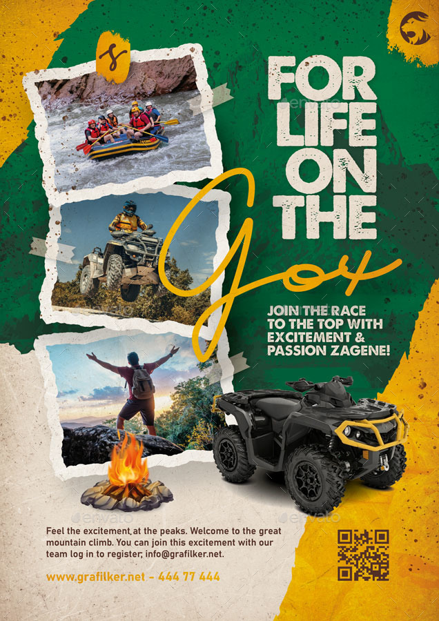 Camping Adventure Bundle Templates, Print Templates | GraphicRiver