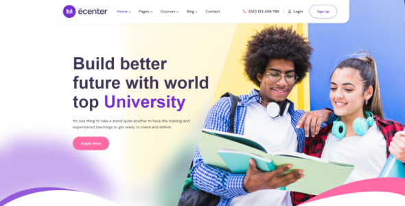 Ecenter - Education WordPress Theme by rs-theme | ThemeForest