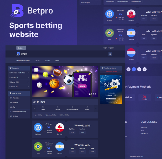 Betpro - Sports Betting Platform PHP Laravel Admin Panel With Flutter App ios and android by ...