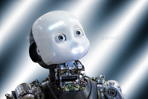 Humanoid robot, torso and head Stock Photo by Graphico_ | PhotoDune