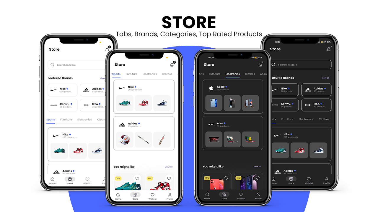 T-Store - Flutter Modern and Minimal eCommerce App UI Kit by taimoor ...