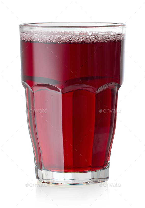 glass of red juice Stock Photo by magone | PhotoDune