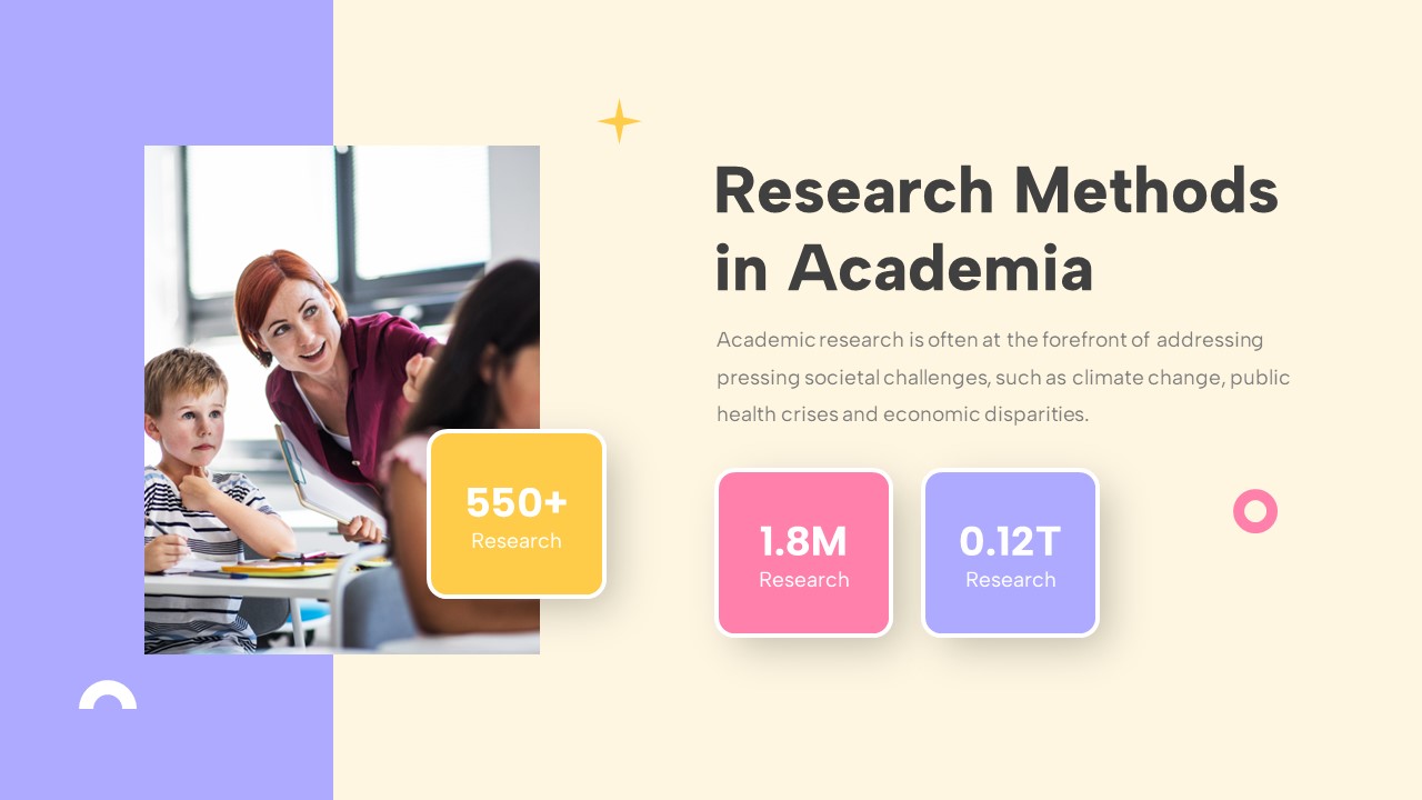 Academic Thesis & Education Google Slides Template, Presentation Templates