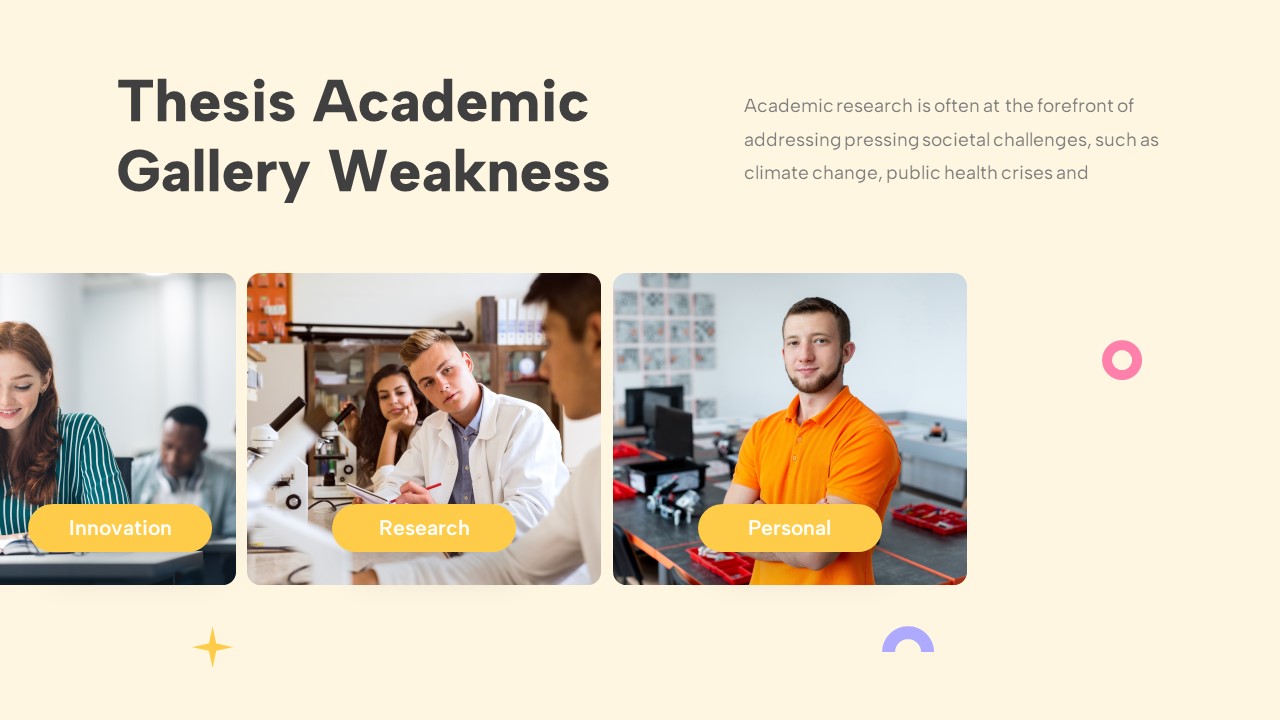 Academic Thesis & Education Google Slides Template, Presentation Templates