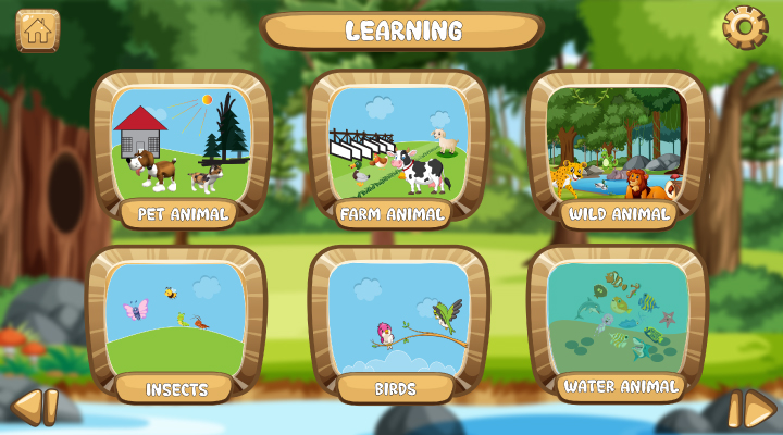 Sounds of Animal Game - Educational Game - HTML5, Construct 3 by ...