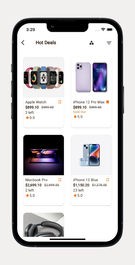 iShop - Functional Multi purpose e-commerce Flutter app by isaiascuvula