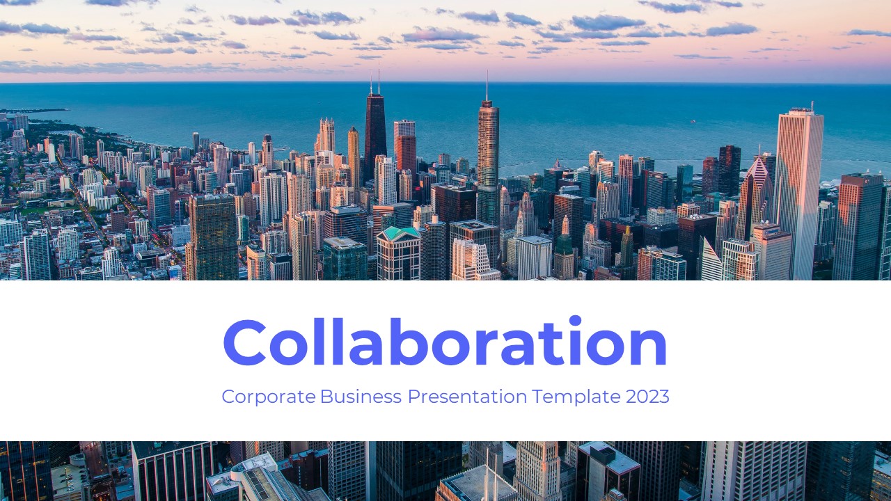 Collaboration – Corporate Business Google Slides Template, Presentation ...