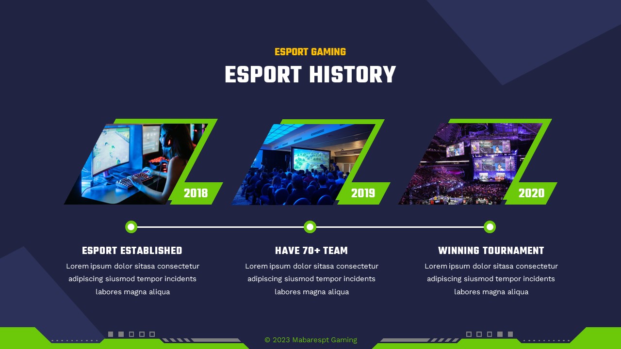 MabarEspt – Esport Gaming Google Slides Template, Presentation Templates