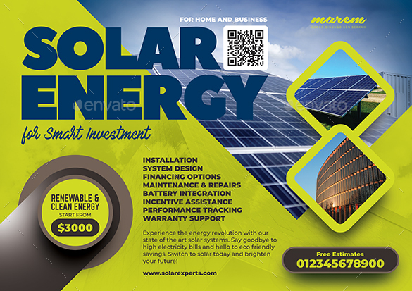 Solar Energy, Print Templates | GraphicRiver