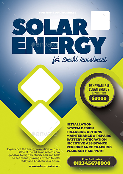 Solar Energy, Print Templates | GraphicRiver