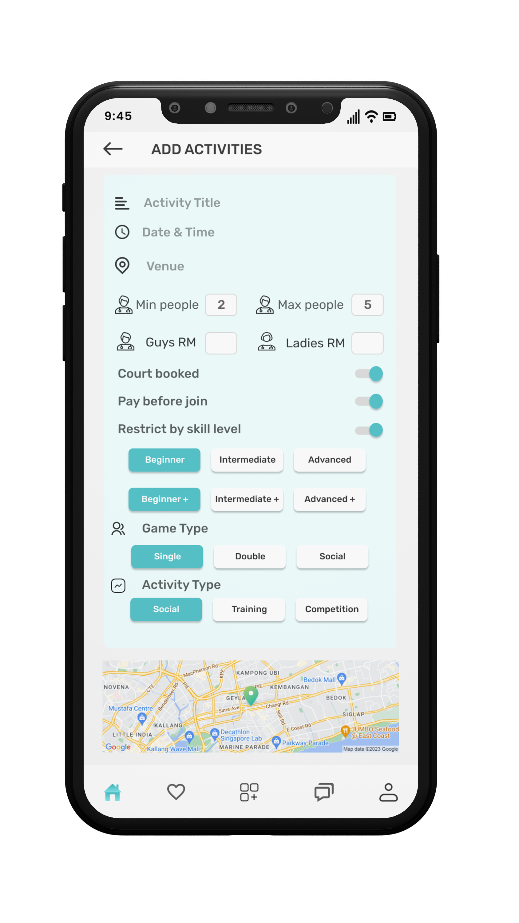 Sporto - Flutter Ui kit (Sport Networking) by codeetsi | CodeCanyon