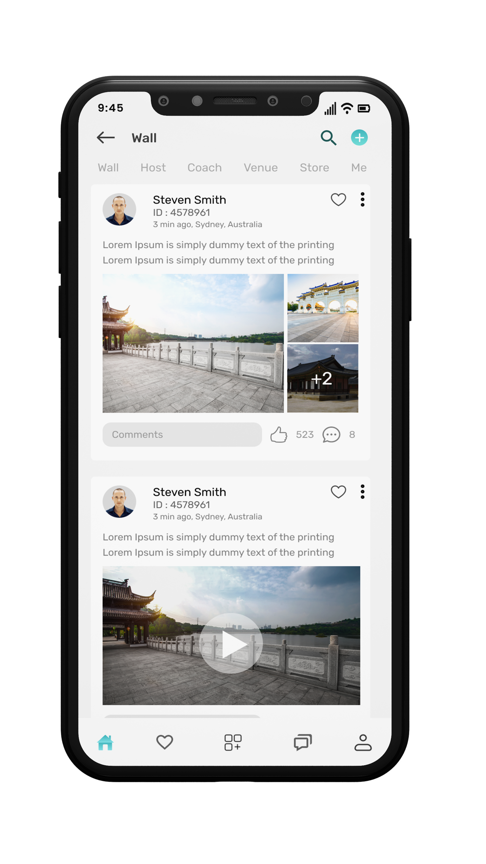 Sporto - Flutter Ui kit (Sport Networking) by codeetsi | CodeCanyon