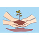 People Hands with Tree Sprout in Ground Metaphor, Vectors | GraphicRiver