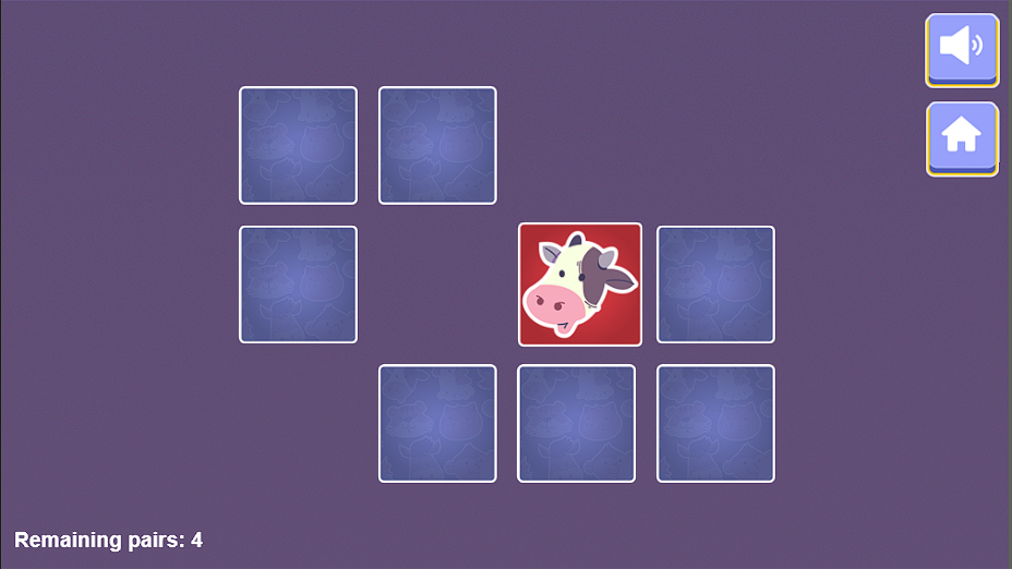 Zoo Memory Game by andercodes | CodeCanyon