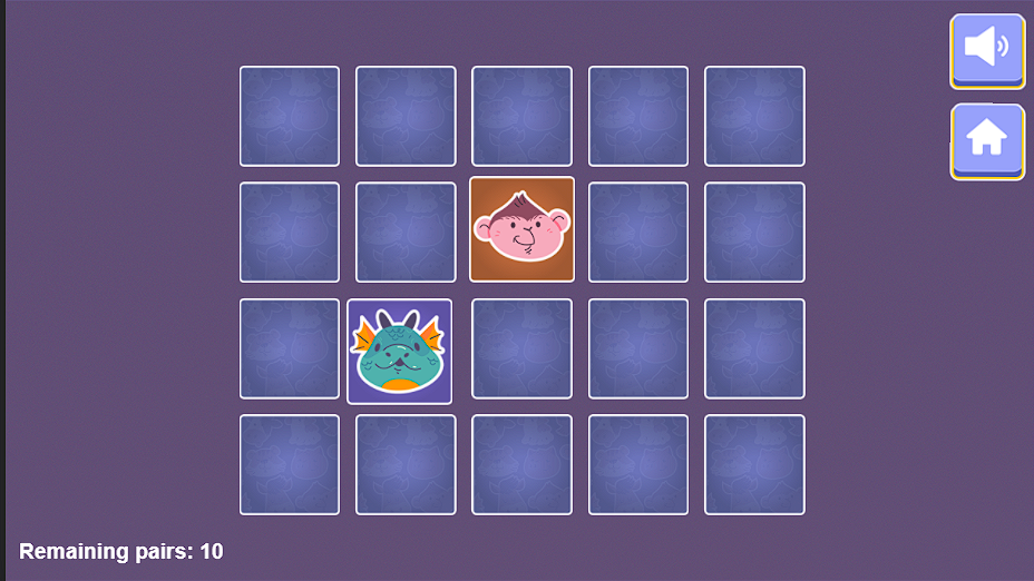 Zoo Memory Game by andercodes | CodeCanyon