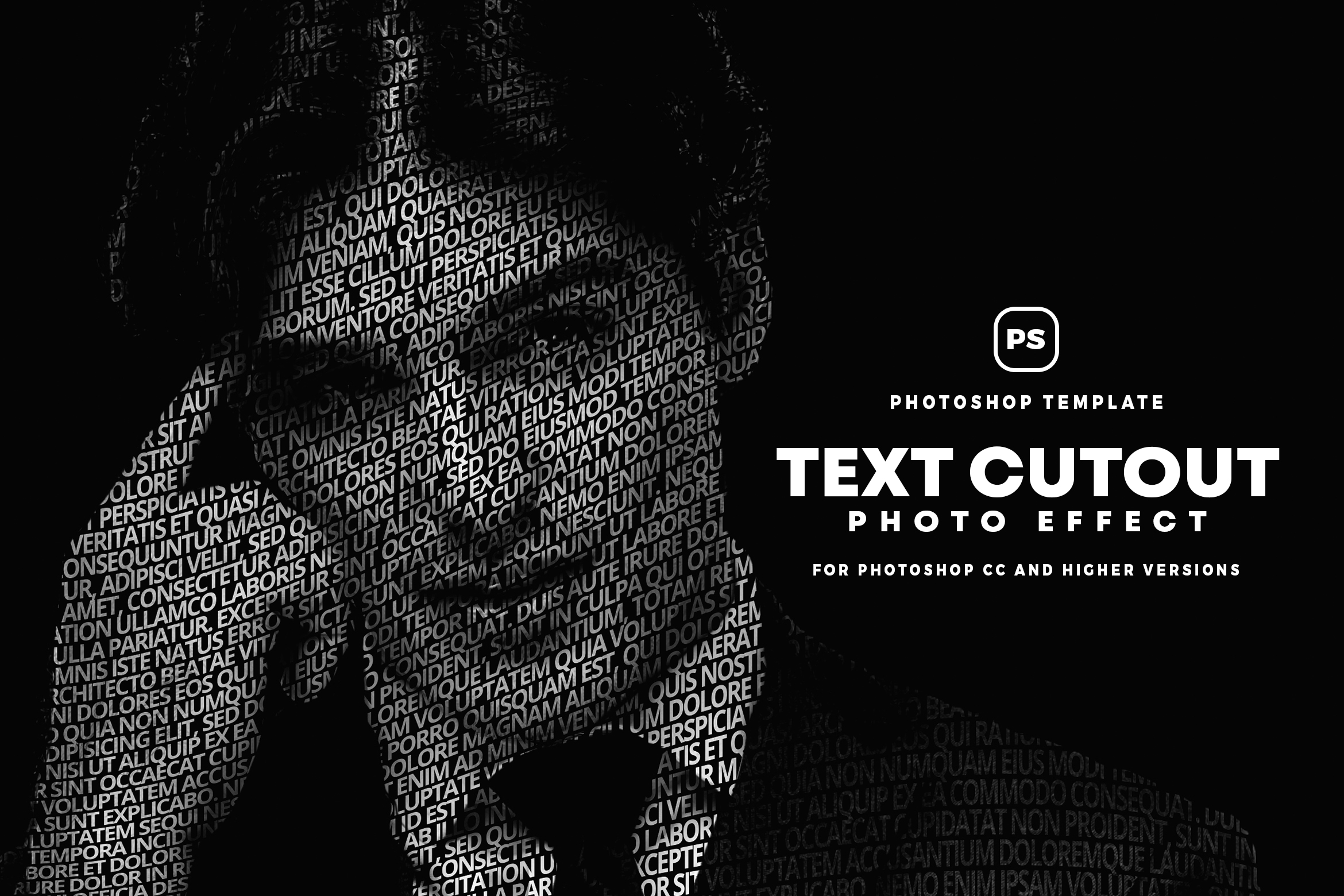 Text Cutout Photo Effect, Add-ons | GraphicRiver