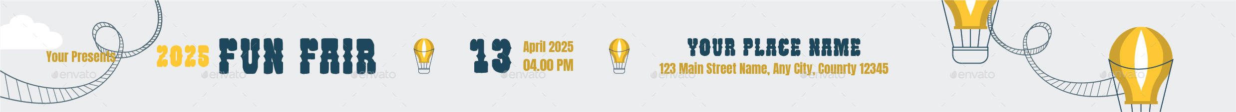 Creative Fun Fair Ticket, Print Templates | GraphicRiver