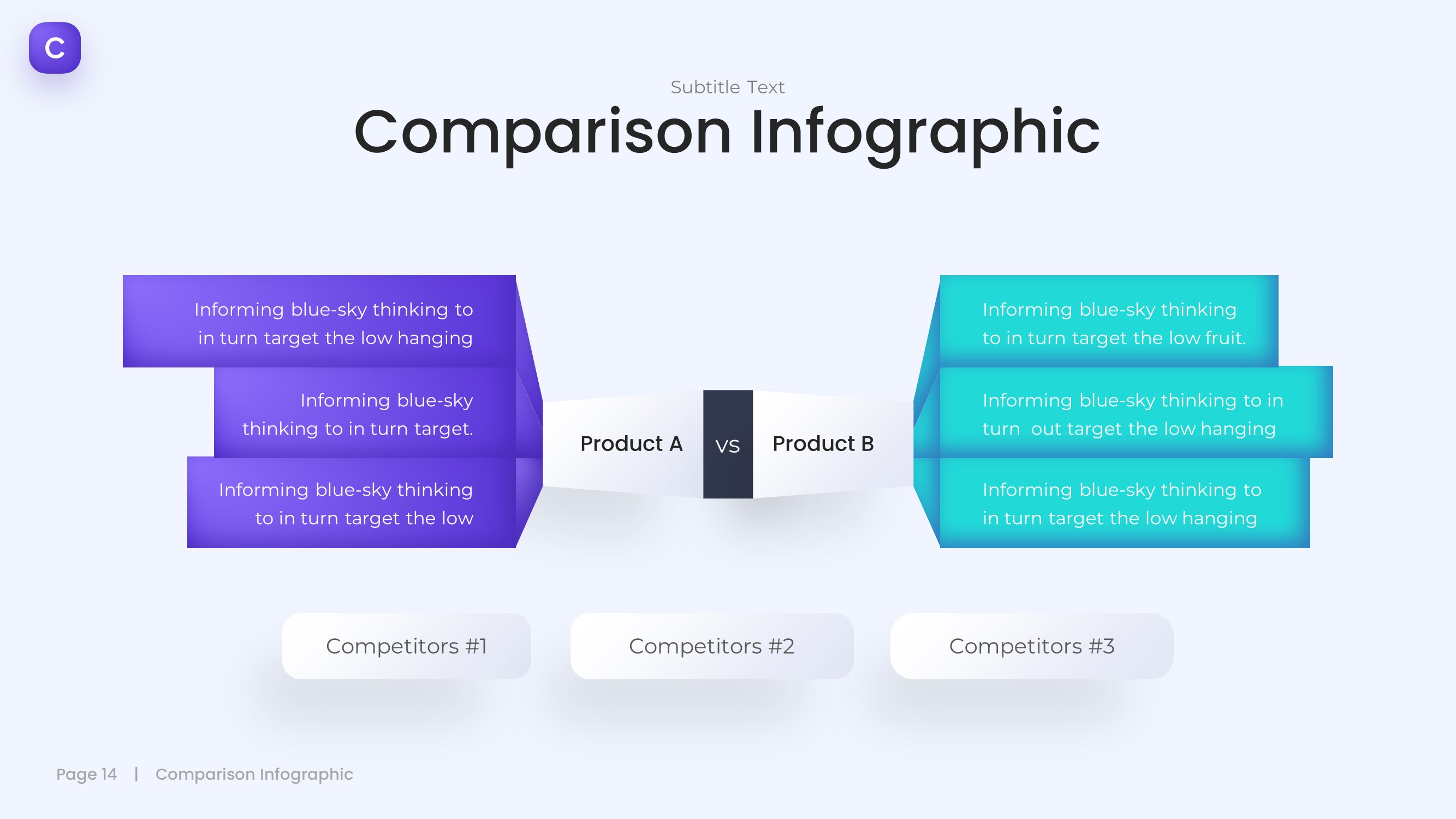 Comparison Infographic PowerPoint Template, Presentation Templates