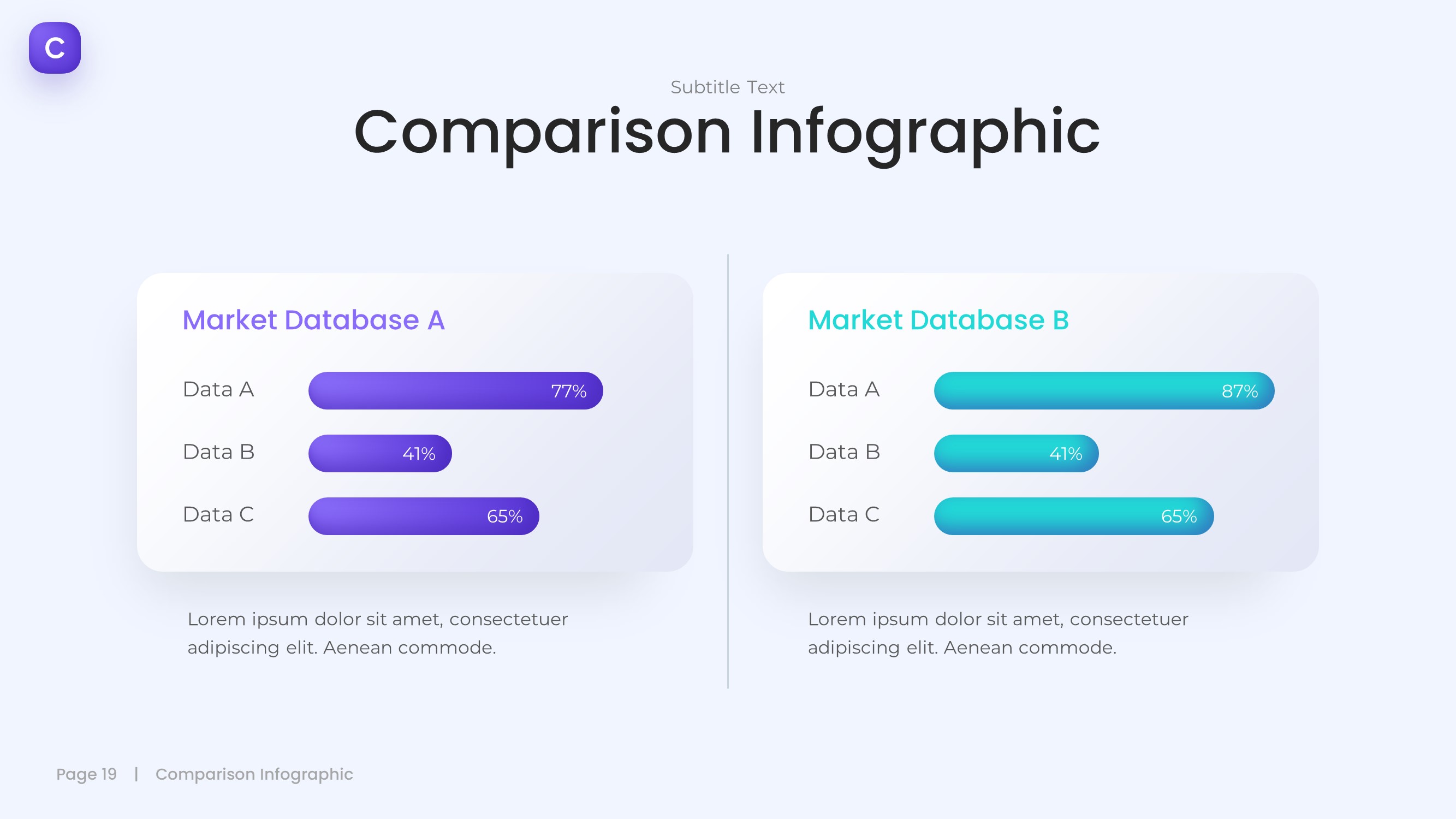 Comparison Infographic PowerPoint Template, Presentation Templates