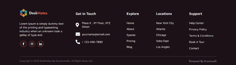 Deskmates - Coworking Space Elementor Template Kit by Evonicmedia ...