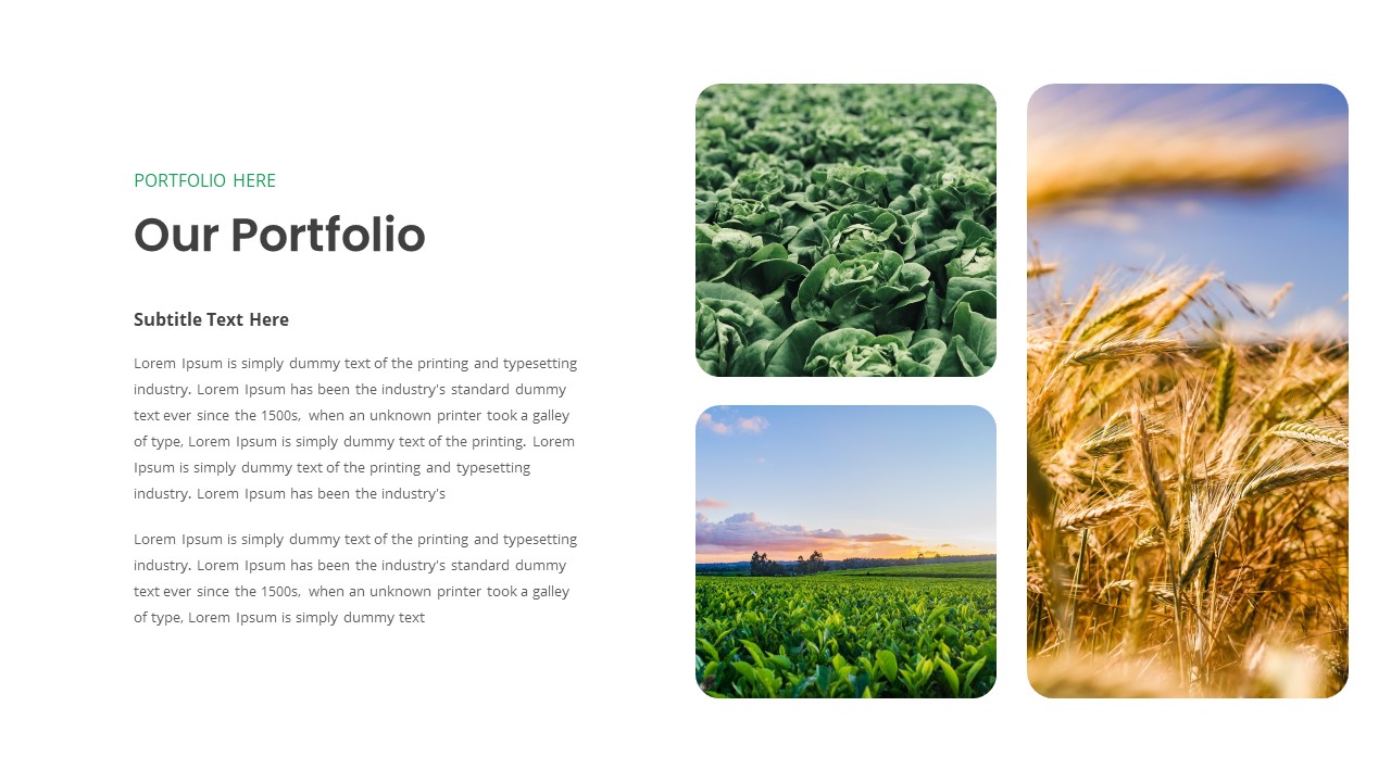 Agrifarm - Agriculture PowerPoint Template, Presentation Templates
