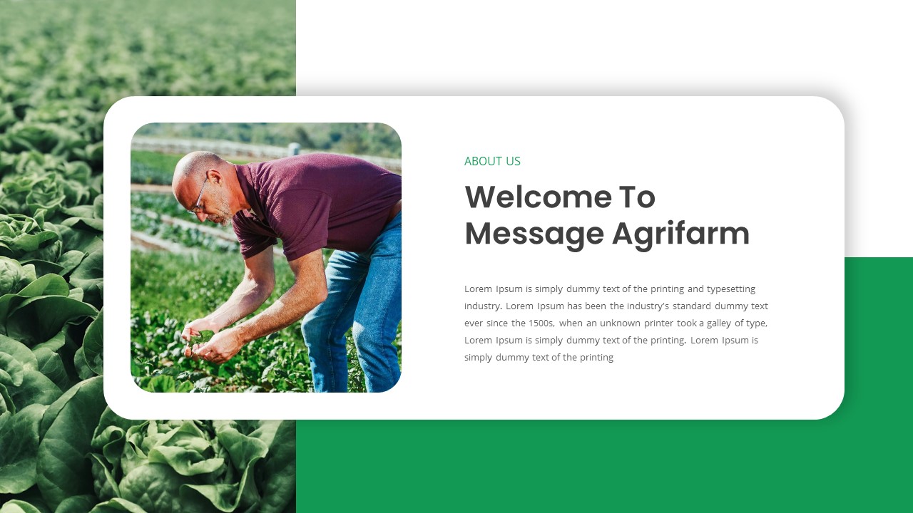 Agrifarm - Agriculture PowerPoint Template, Presentation Templates