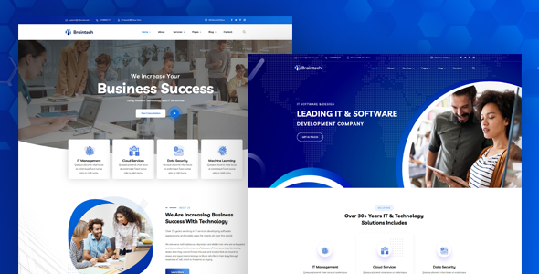 Braintech - Technology & IT Solutions WordPress Theme by rs-theme | ThemeForest