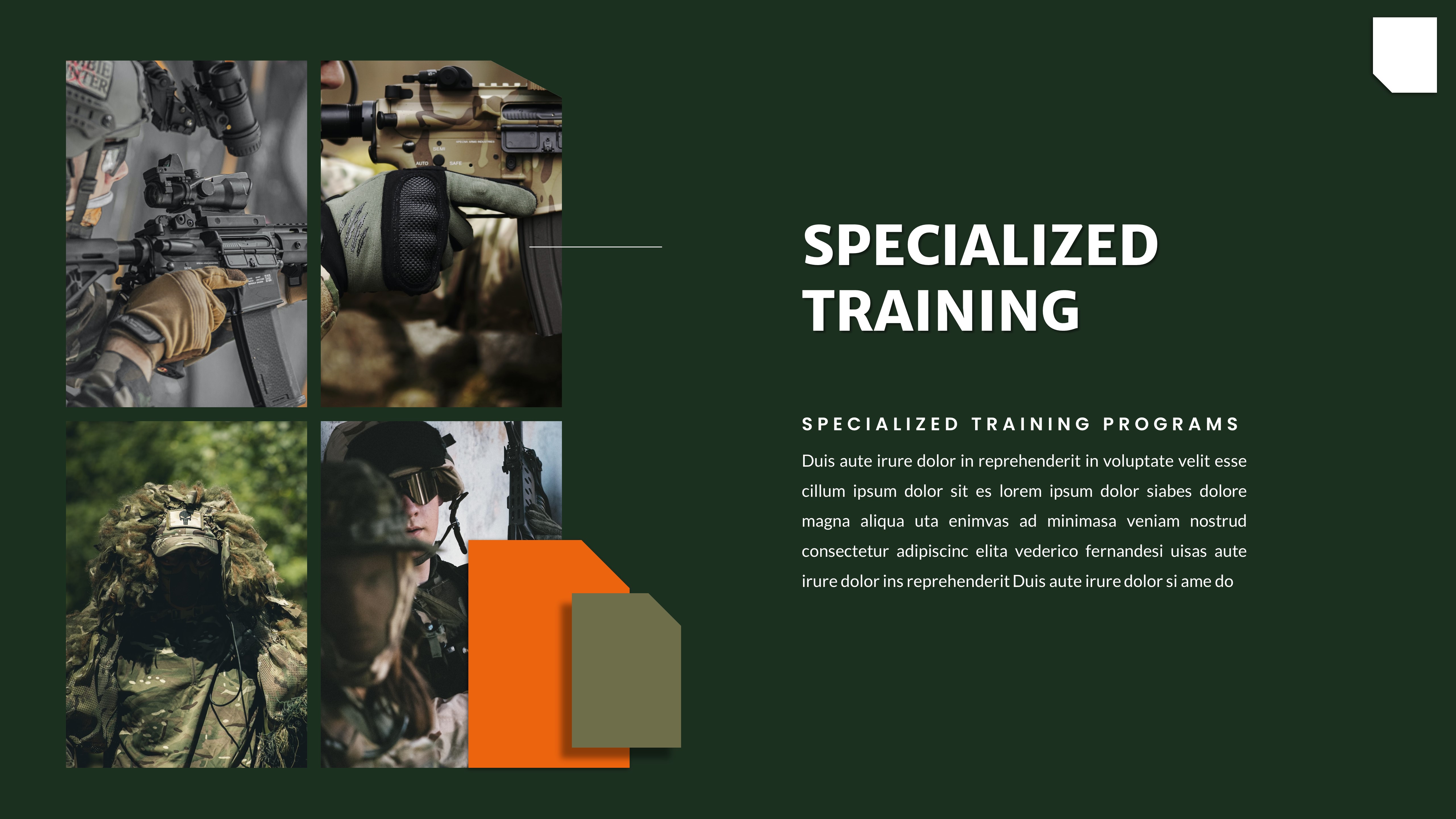 Military & Army Google Slide Template, Presentation Templates ...