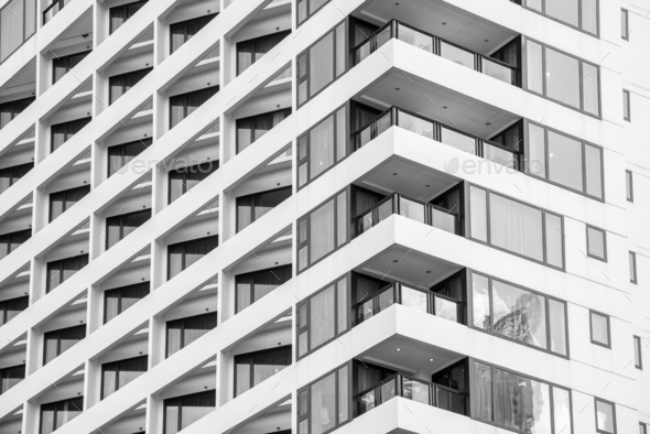 Close up window of building texture background. abstract pattern ...