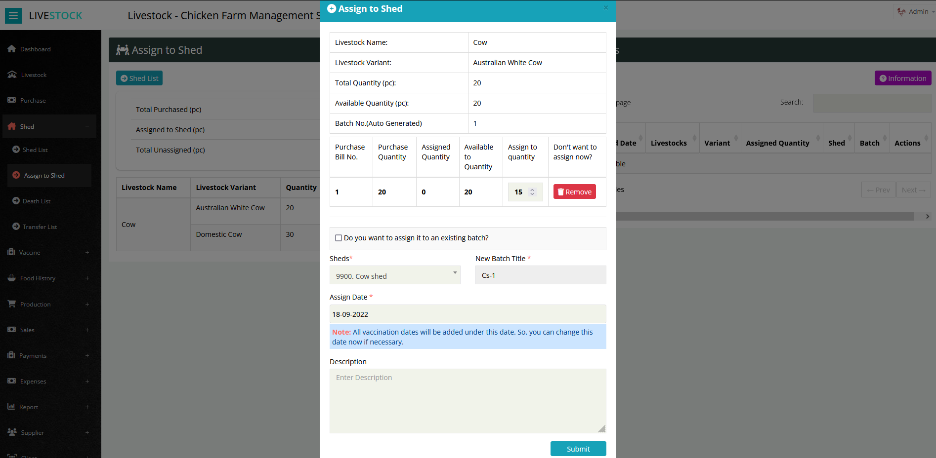 Livestock Management System by wusoft | CodeCanyon