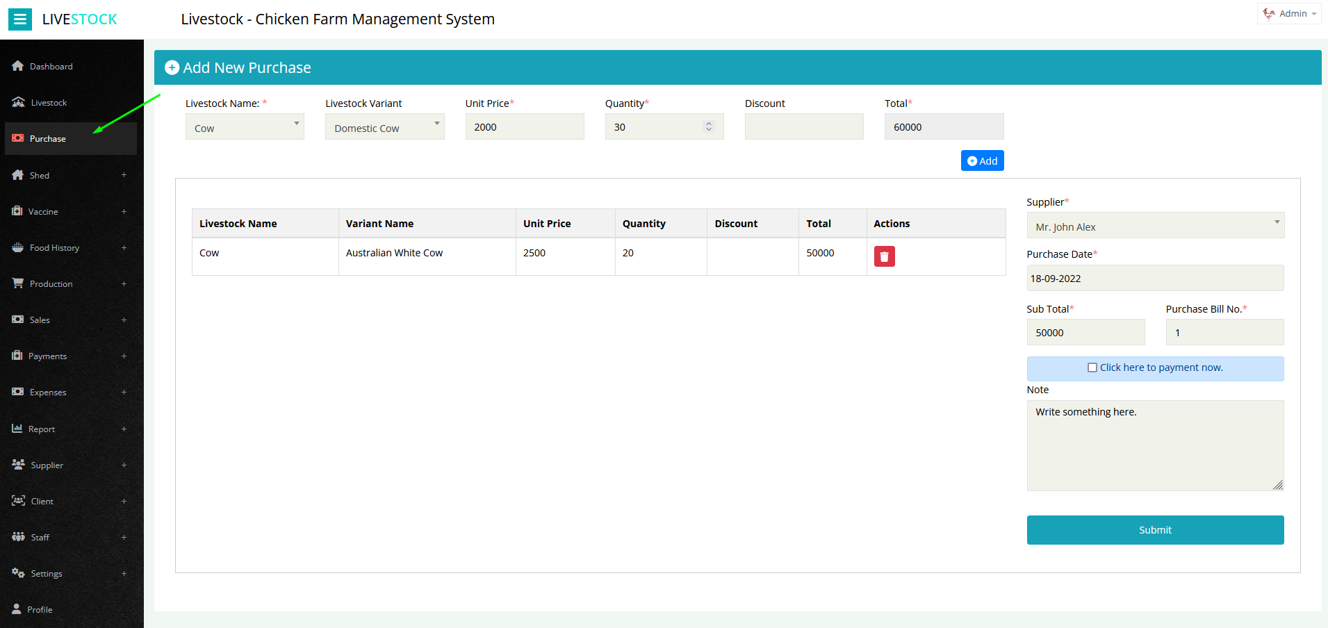 Livestock Management System by wusoft | CodeCanyon