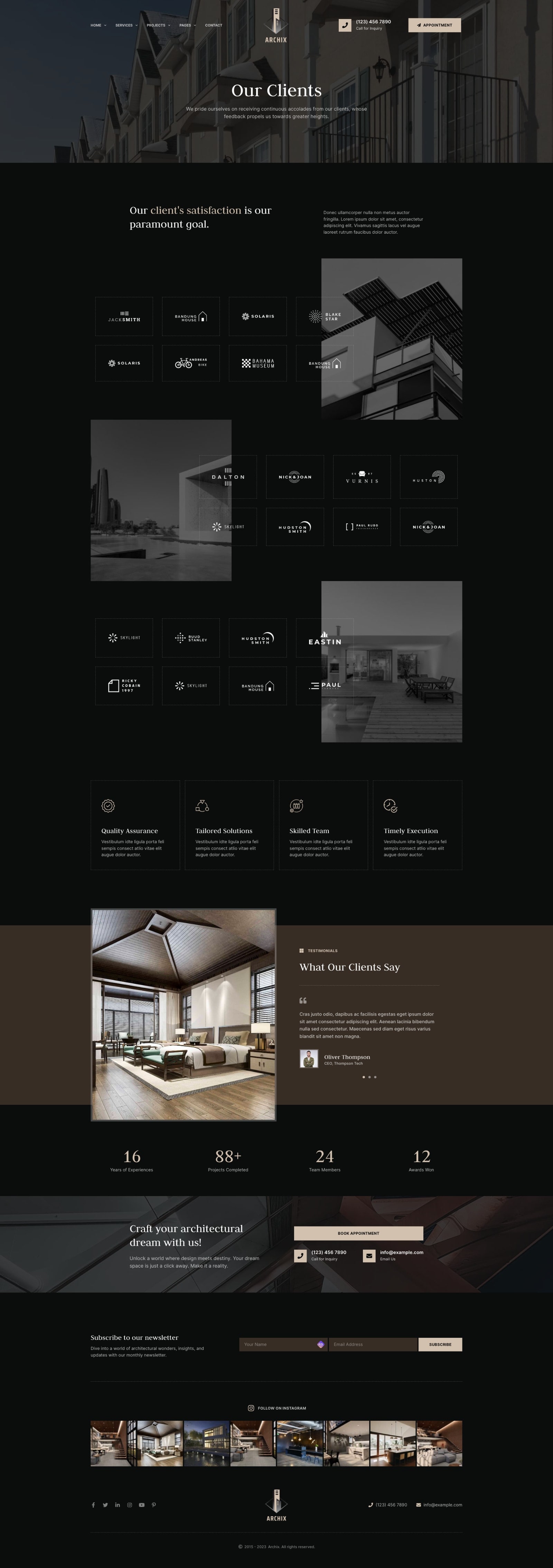 Archix - Architecture & Interior Design Elementor Pro Template Kit by ...