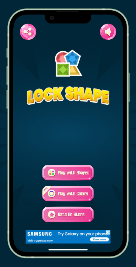 Lock shape - iOS puzzle game by Appcodes | CodeCanyon