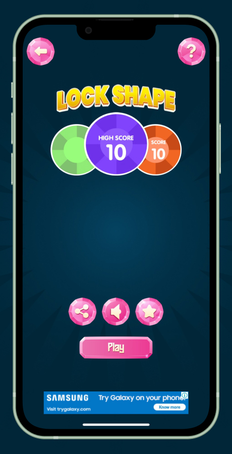 Lock shape - iOS puzzle game by Appcodes | CodeCanyon