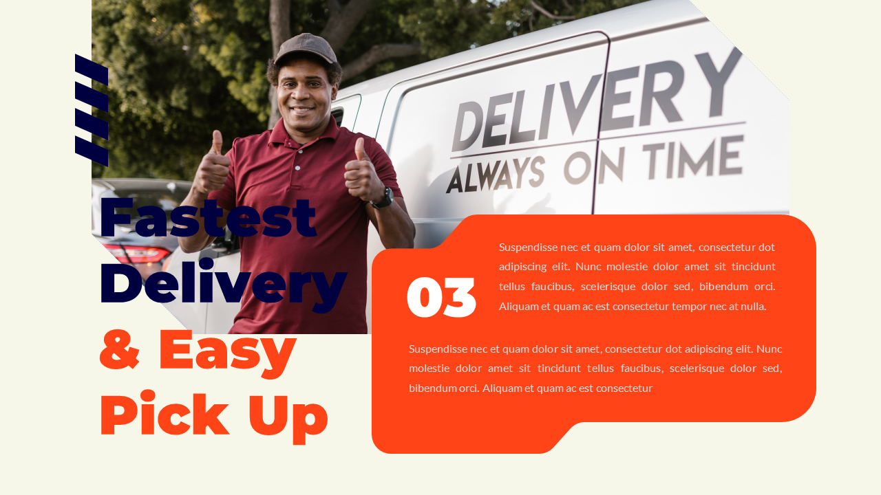 Packpress – Logistics, Delivery & Transportation Powerpoint Template ...