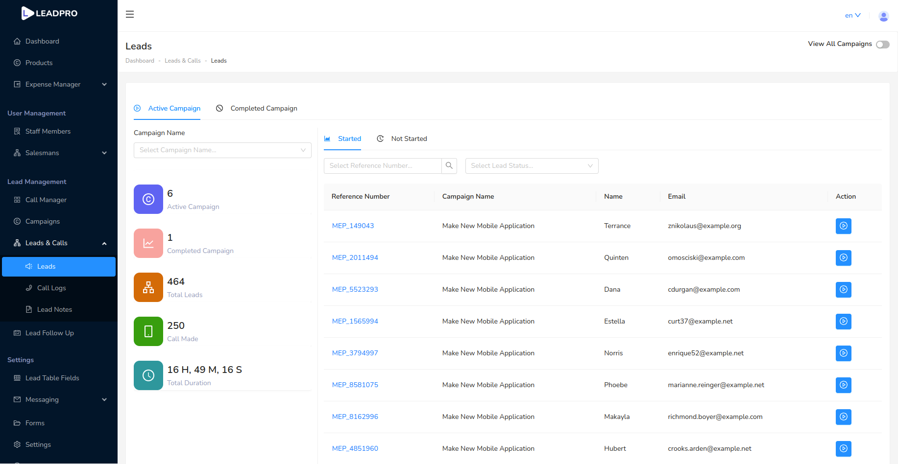 LeadPro SAAS - Lead & Call Center Management CRM by codeifly | CodeCanyon