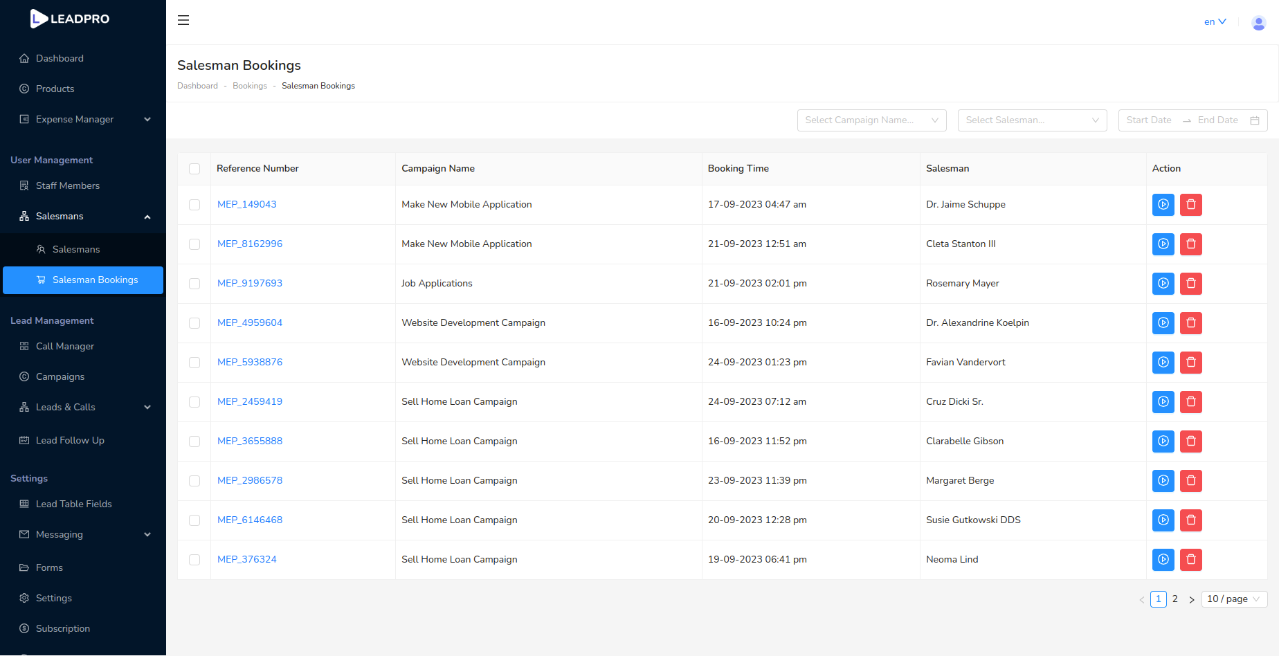 LeadPro SAAS - Lead & Call Center Management CRM by codeifly | CodeCanyon