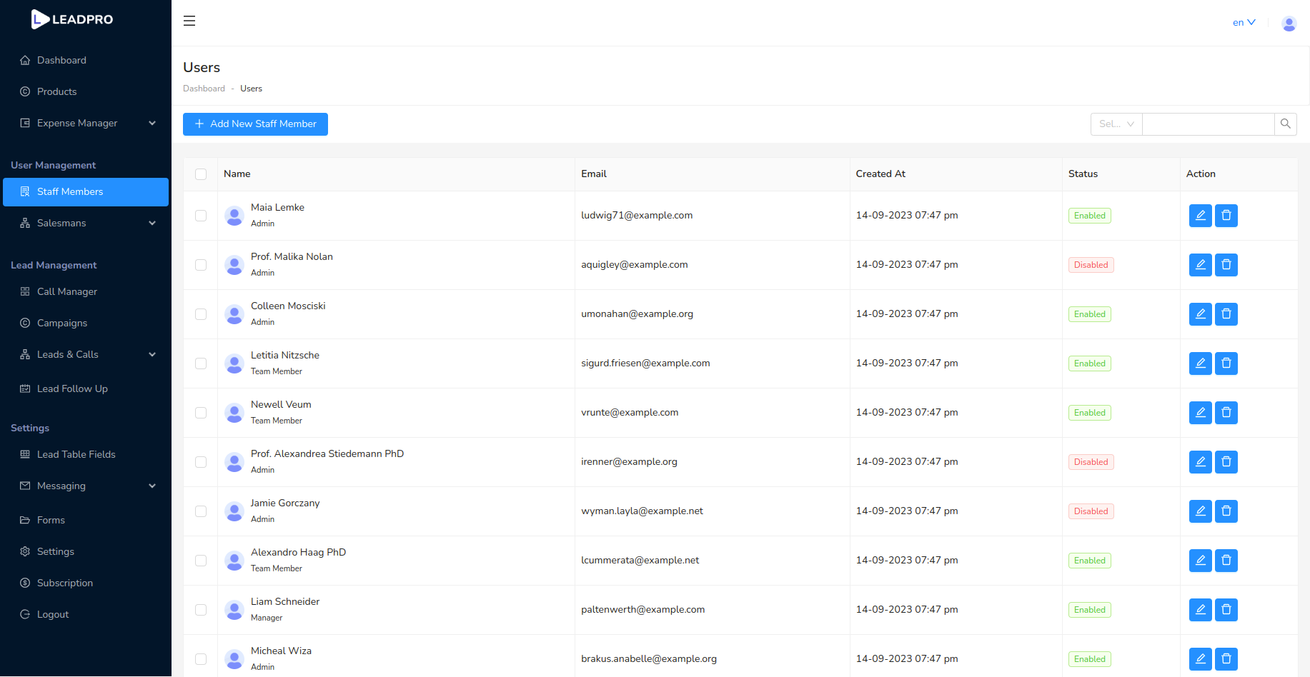LeadPro SAAS - Lead & Call Center Management CRM by codeifly | CodeCanyon