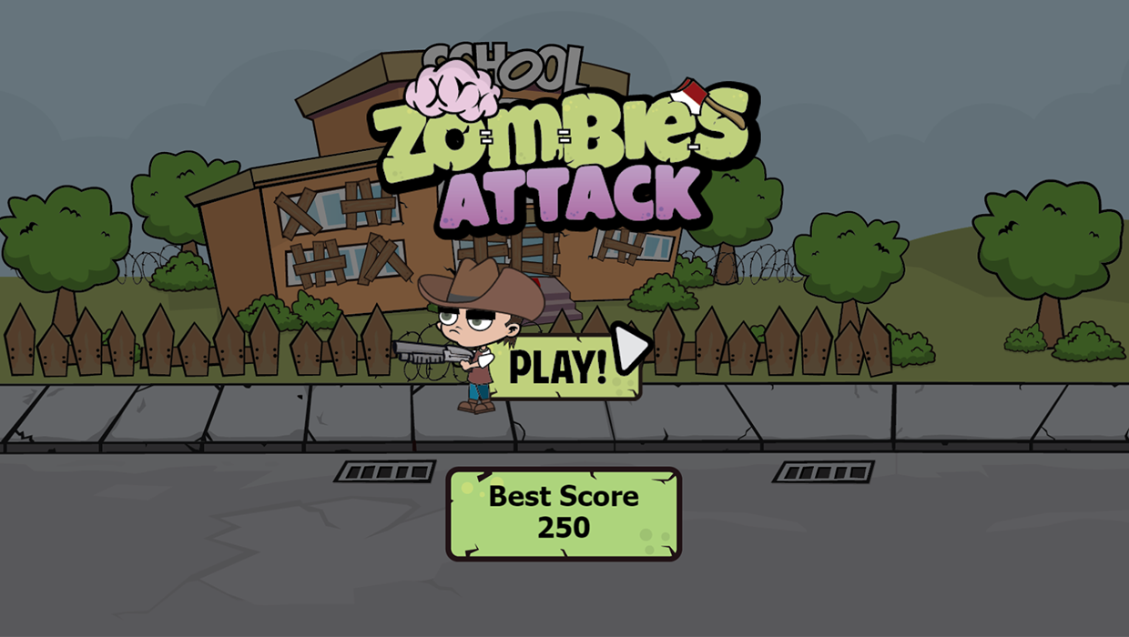 Zombies Attack Construct 3 HTML5 Game by Sparximer | CodeCanyon