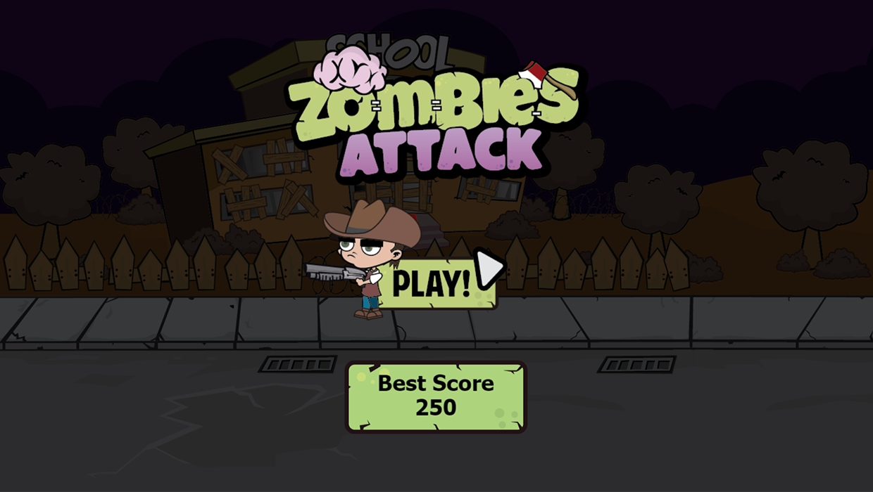 Zombies Attack Construct 3 HTML5 Game by Sparximer | CodeCanyon