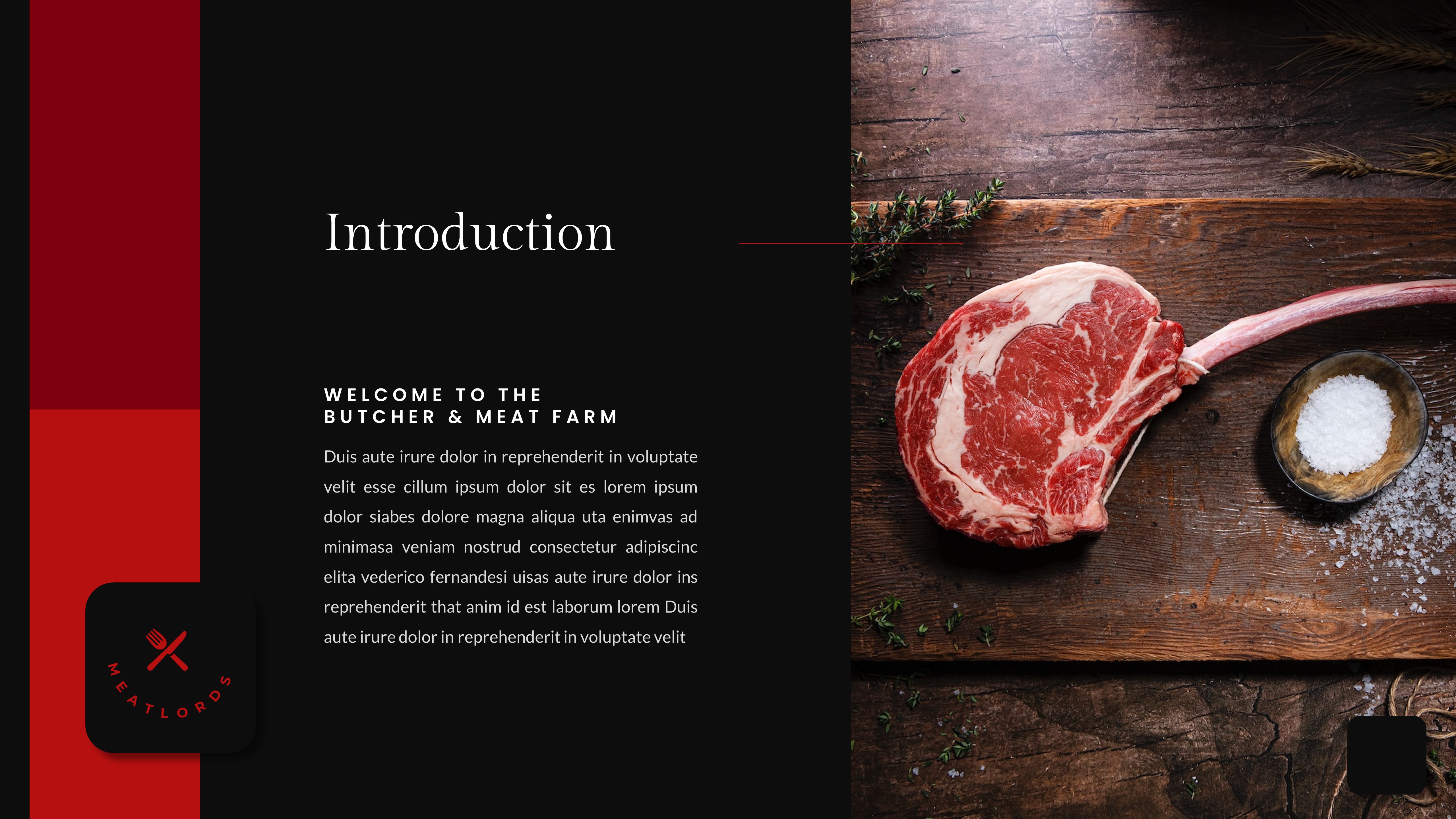 Butcher & Meat Farm Powerpoint, Presentation Templates | GraphicRiver