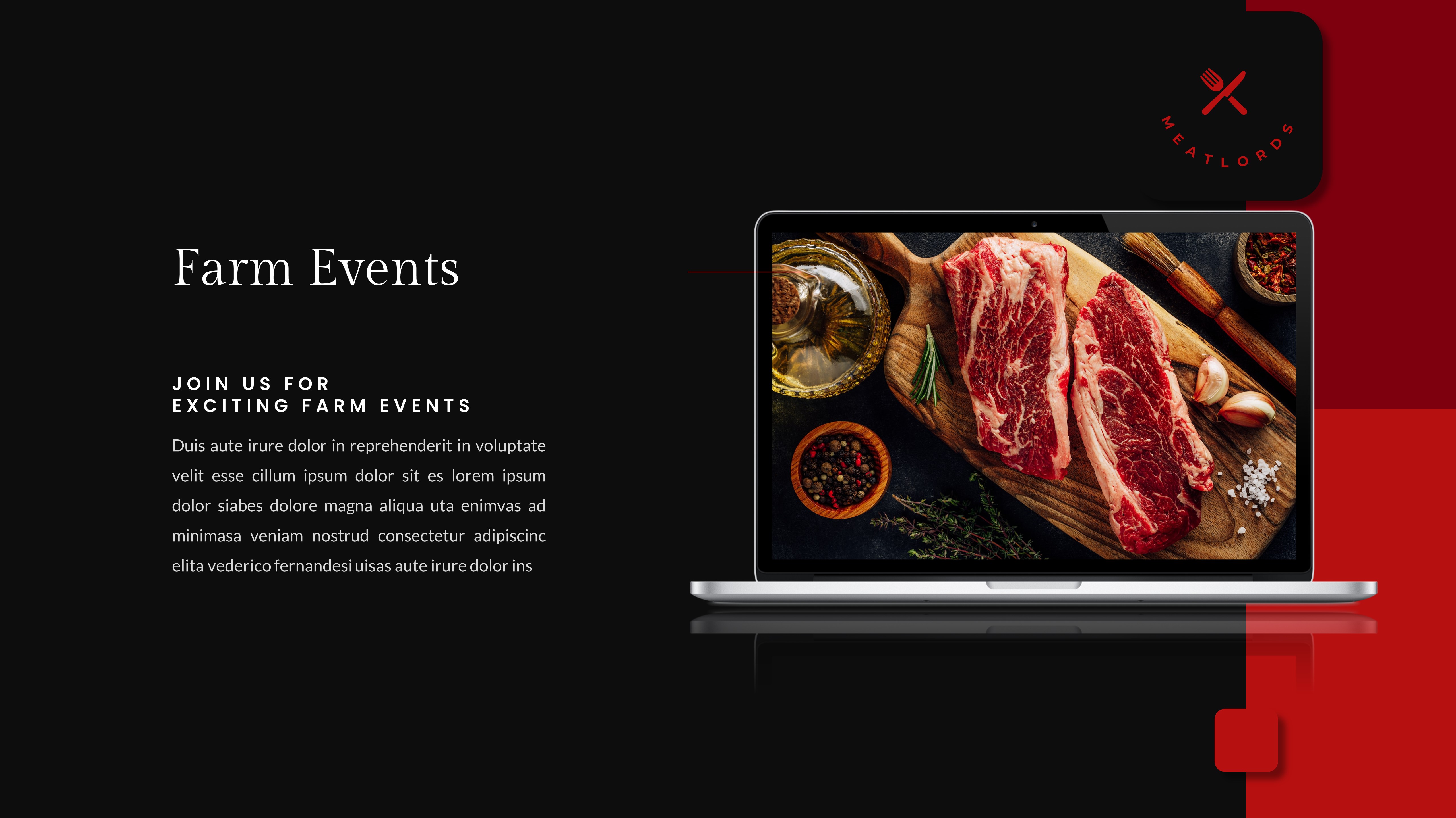 Butcher & Meat Farm Powerpoint, Presentation Templates | GraphicRiver