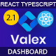 Valex – React TypeScript Admin & Dashboard Template by SPRUKO | ThemeForest
