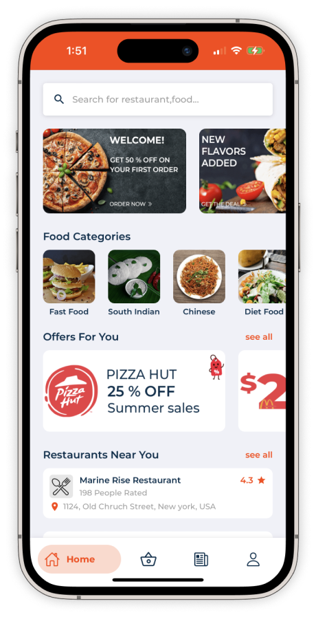 3 in 1 Ionic Food Ordering App Template | Food Delivery App Template ...