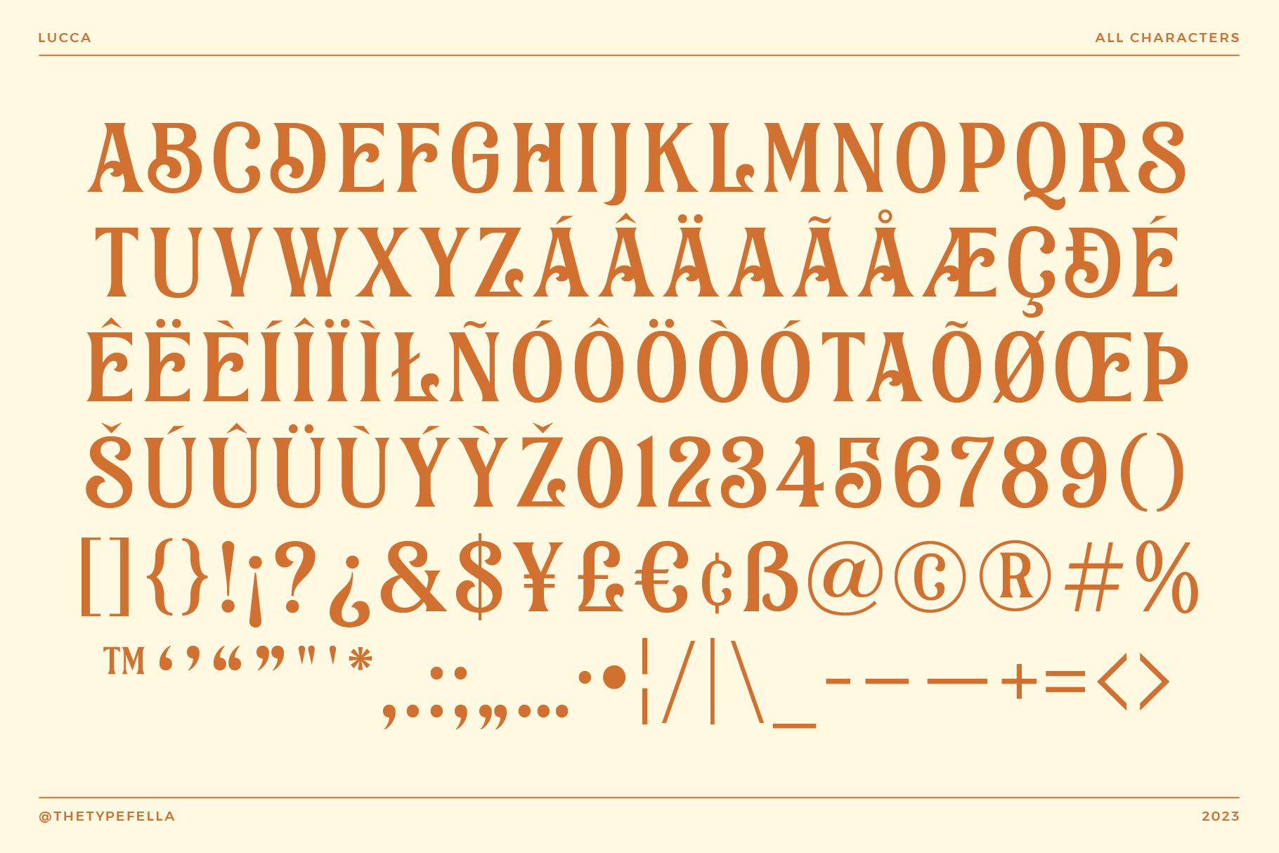 Lucca Display Font, Fonts | GraphicRiver