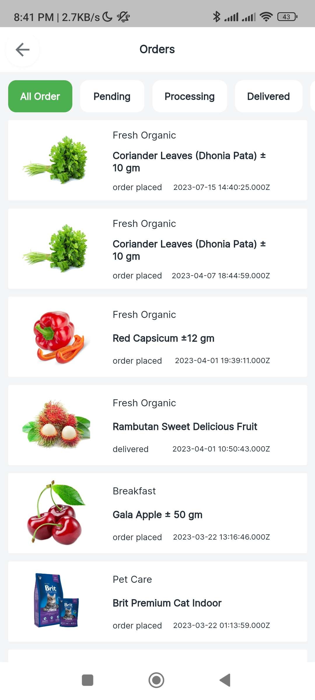 Grostore Food And Grocery Ecommerce Customer App By Themetags Codecanyon