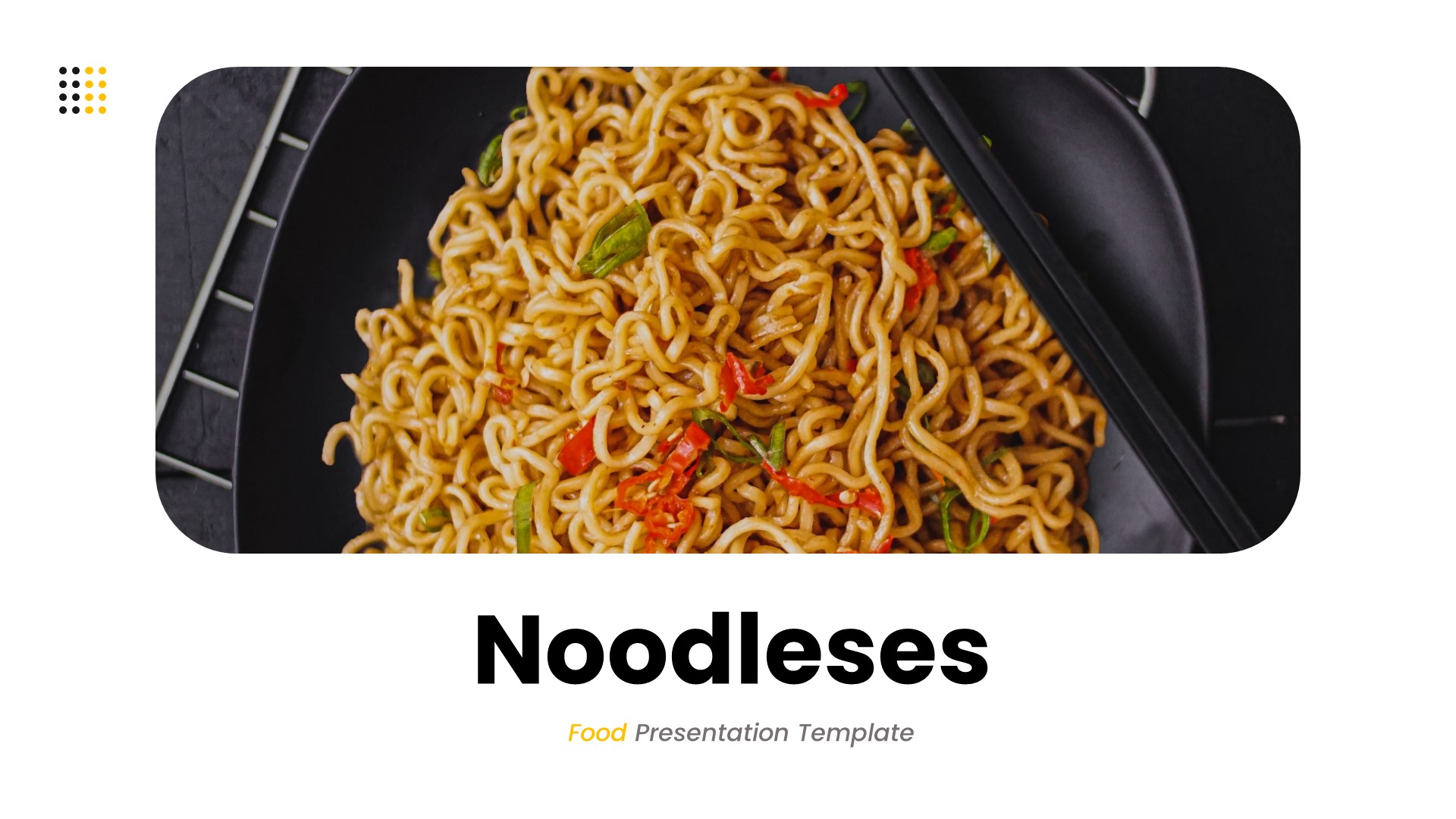 Noodleses – Food PowerPoint Template, Presentation Templates | GraphicRiver