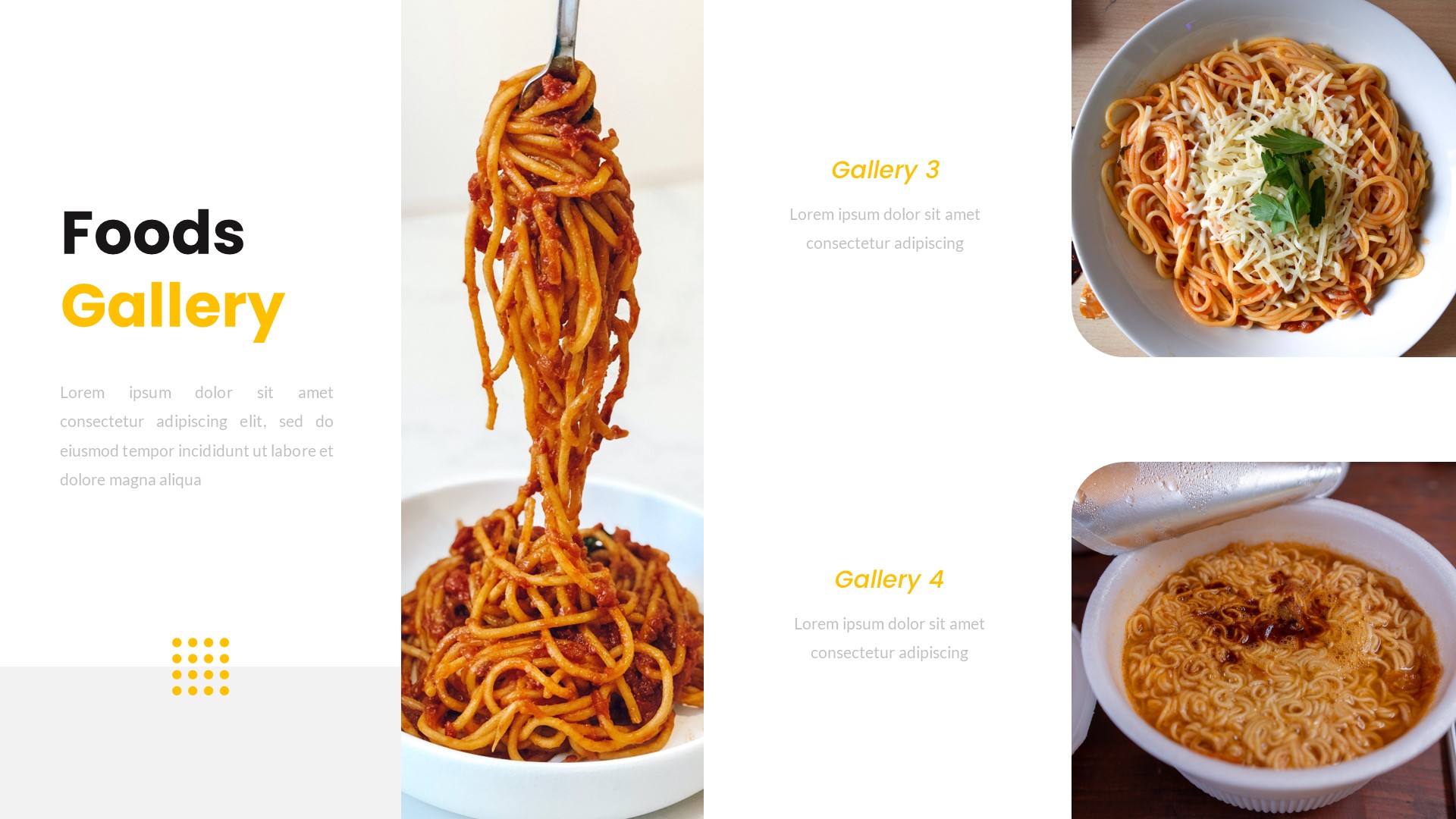 Noodleses – Food PowerPoint Template, Presentation Templates | GraphicRiver