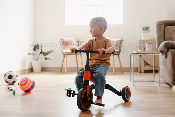 Asian Boy Riding Tricycle Stock Photo by Queenmoonlite35 | PhotoDune