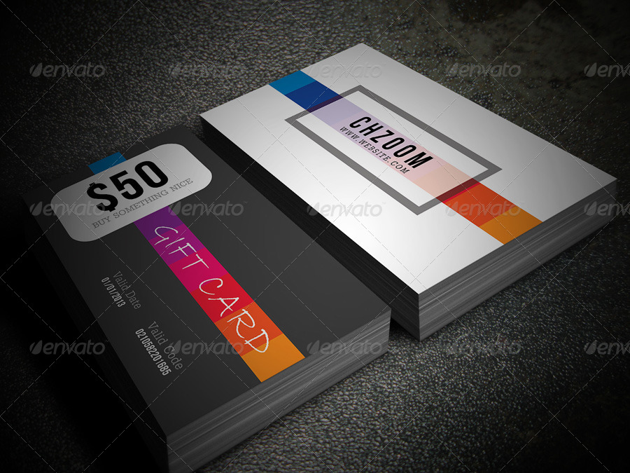 Gift Business Card, Print Templates | GraphicRiver